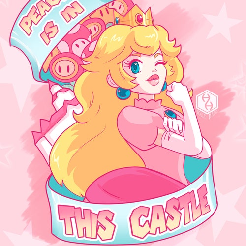 SUPER MARIO 64 I 02 Princess Peach Figure mid Size SM64 - Etsy