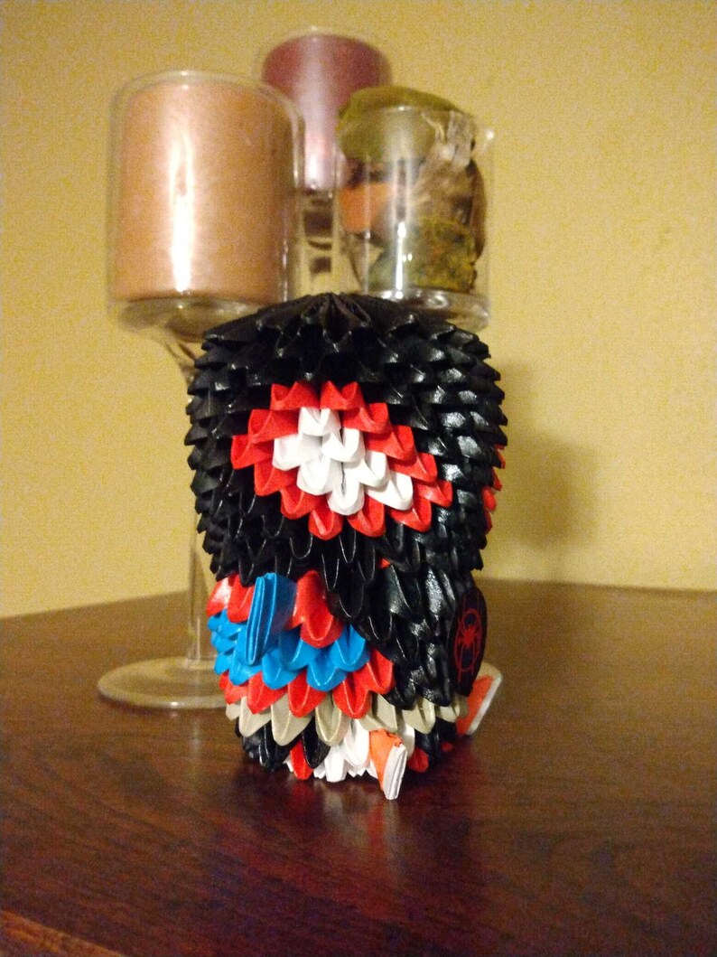 Handmade 3D Web-slinger Origami - Unique Paper Sculpture, Custom ...