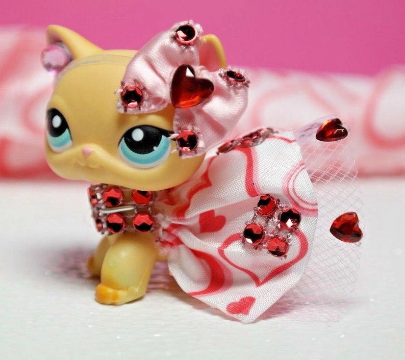 For Littlest Pet Shop Custom Accessories Collar Bow Outfit NO | Etsy