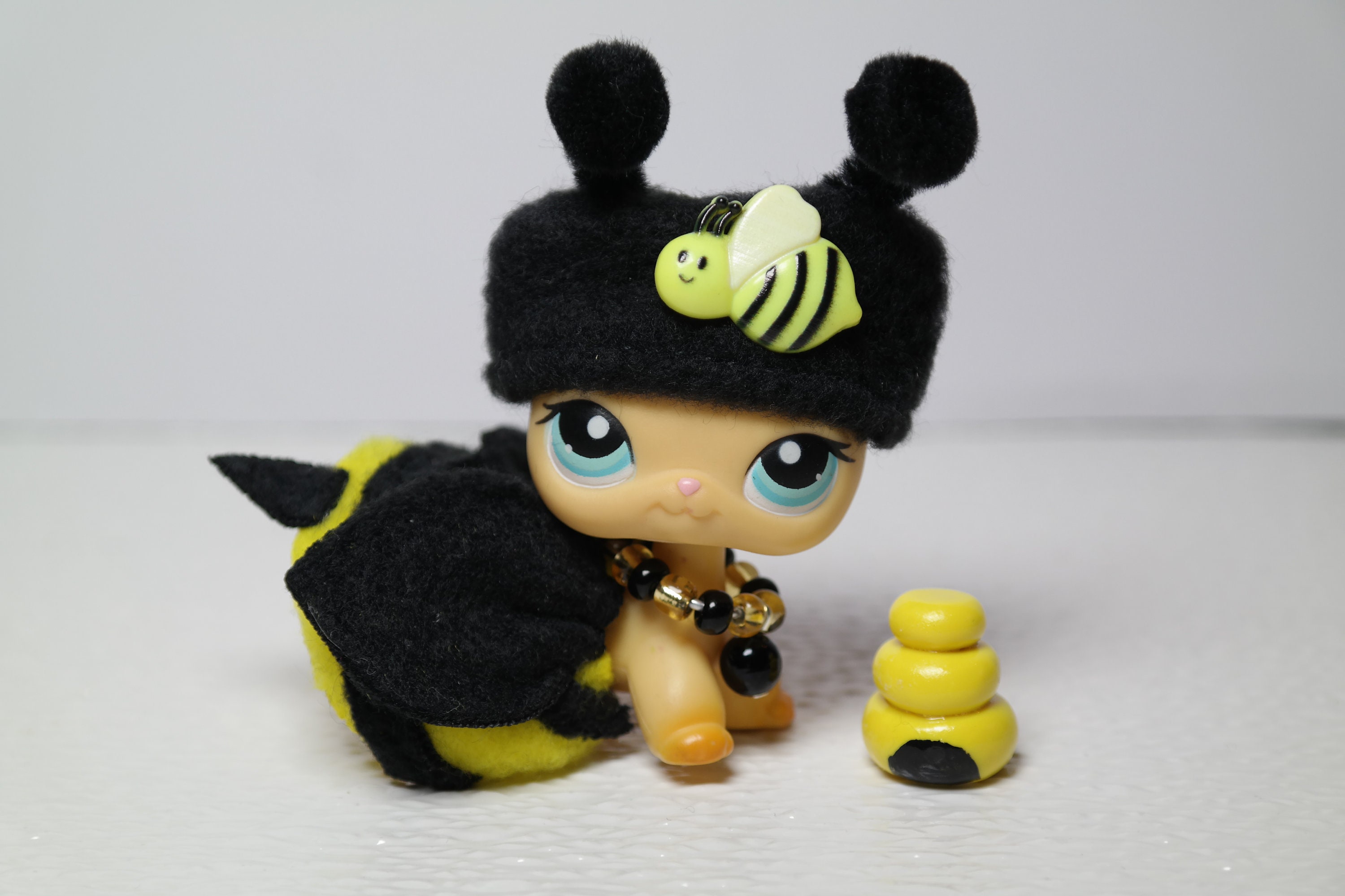 For Littlest Pet Shop Custom Cute Bee Outfit Dress Collar | Etsy