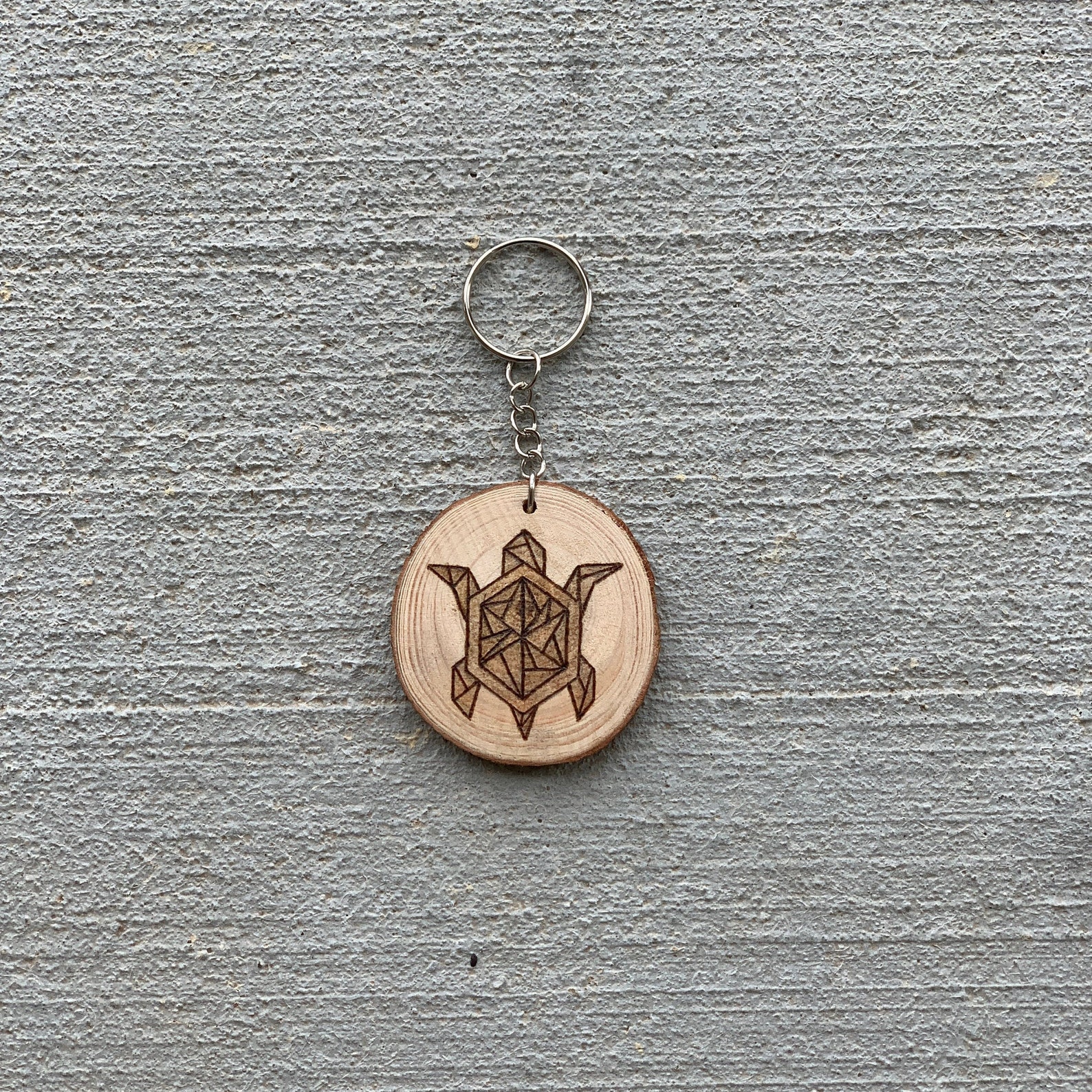 Personalized Wood Burned Keychain - Etsy