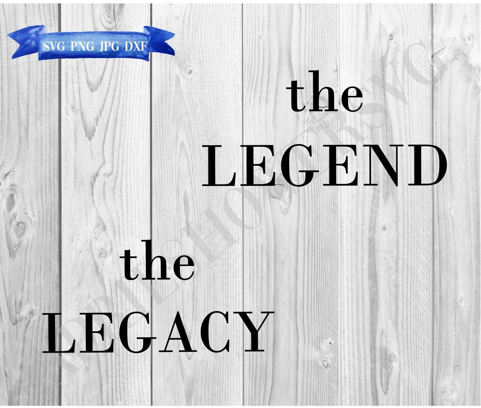 The Legend The Legacy Digital Download Dad and Son Svg | Etsy