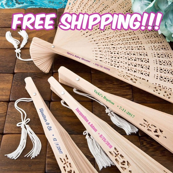 Personalized Fans - Etsy