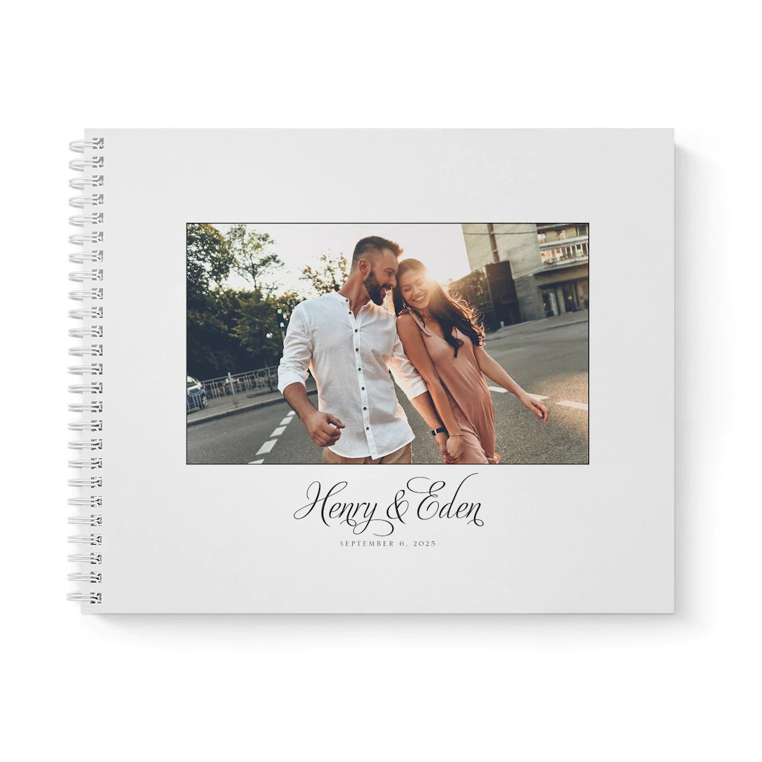 Custom Photo Guestbook, Personalized Photo Guestbook, Design Your Own ...