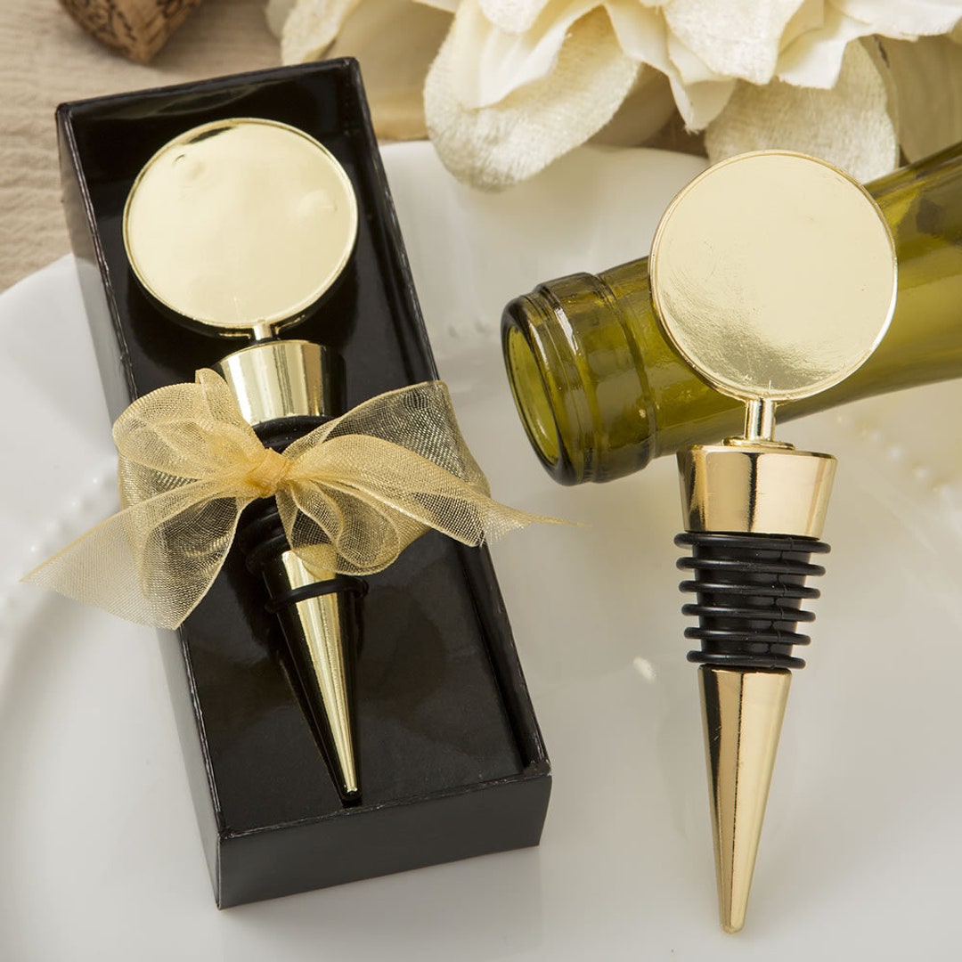Gold Wine Bottle Stopper Gold Bottle Stopper Blank Gold - Etsy