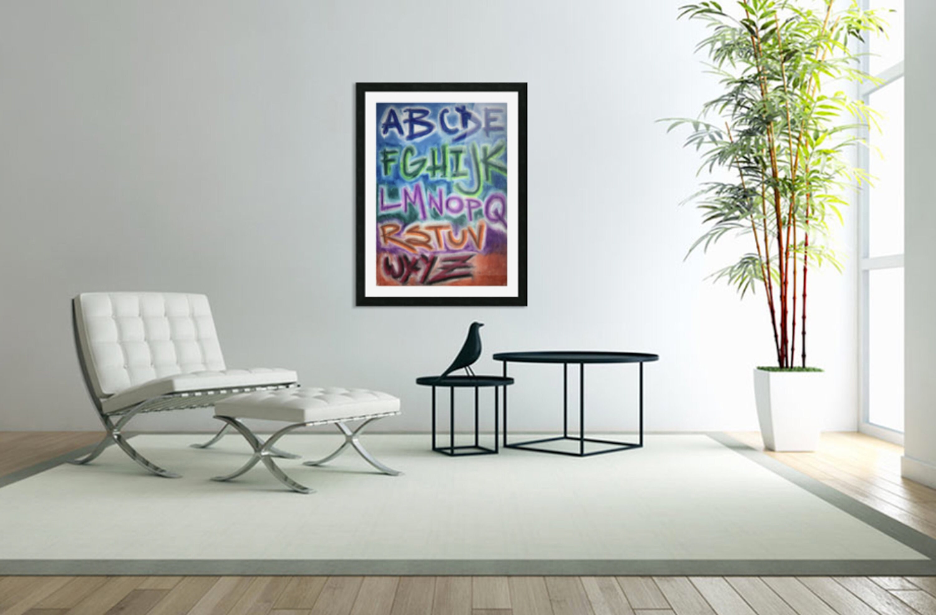 ABZ (digital Download), Alphabet Art, ABC, Lettering, Classroom Art ...