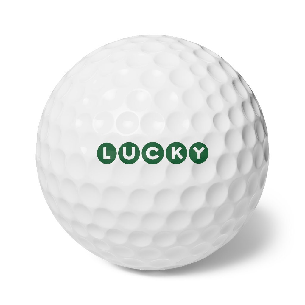 Golf Balls, 6pcs, Lucky Balls, Funny Gift, Golf Gift - Etsy
