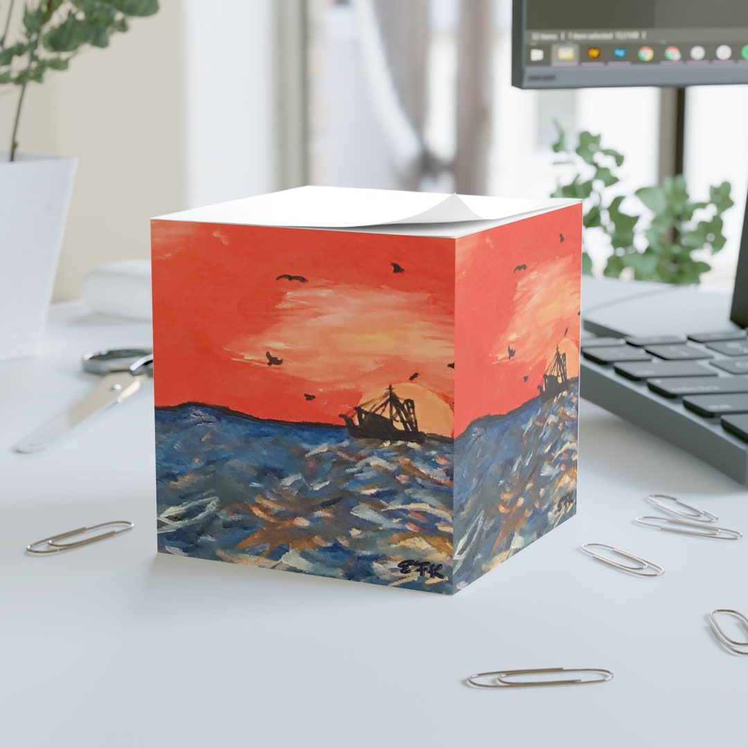 Beach Sticky Notes, Note Cube - Etsy