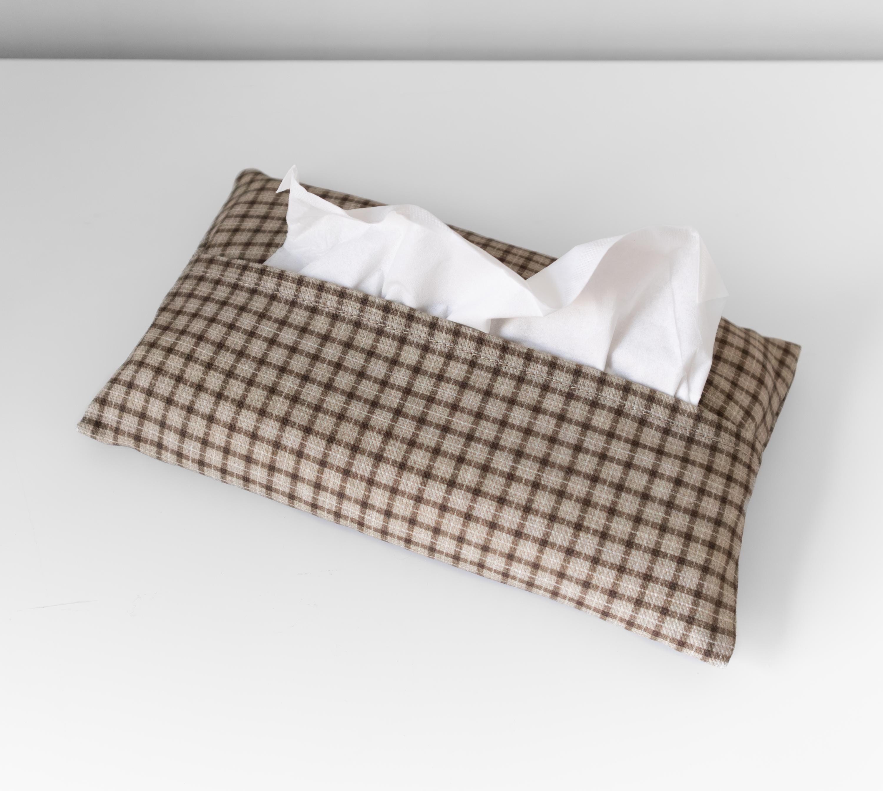 Fabric Tissue Holder | Kleenex Cover | Coffee Table Napkin Holder ...