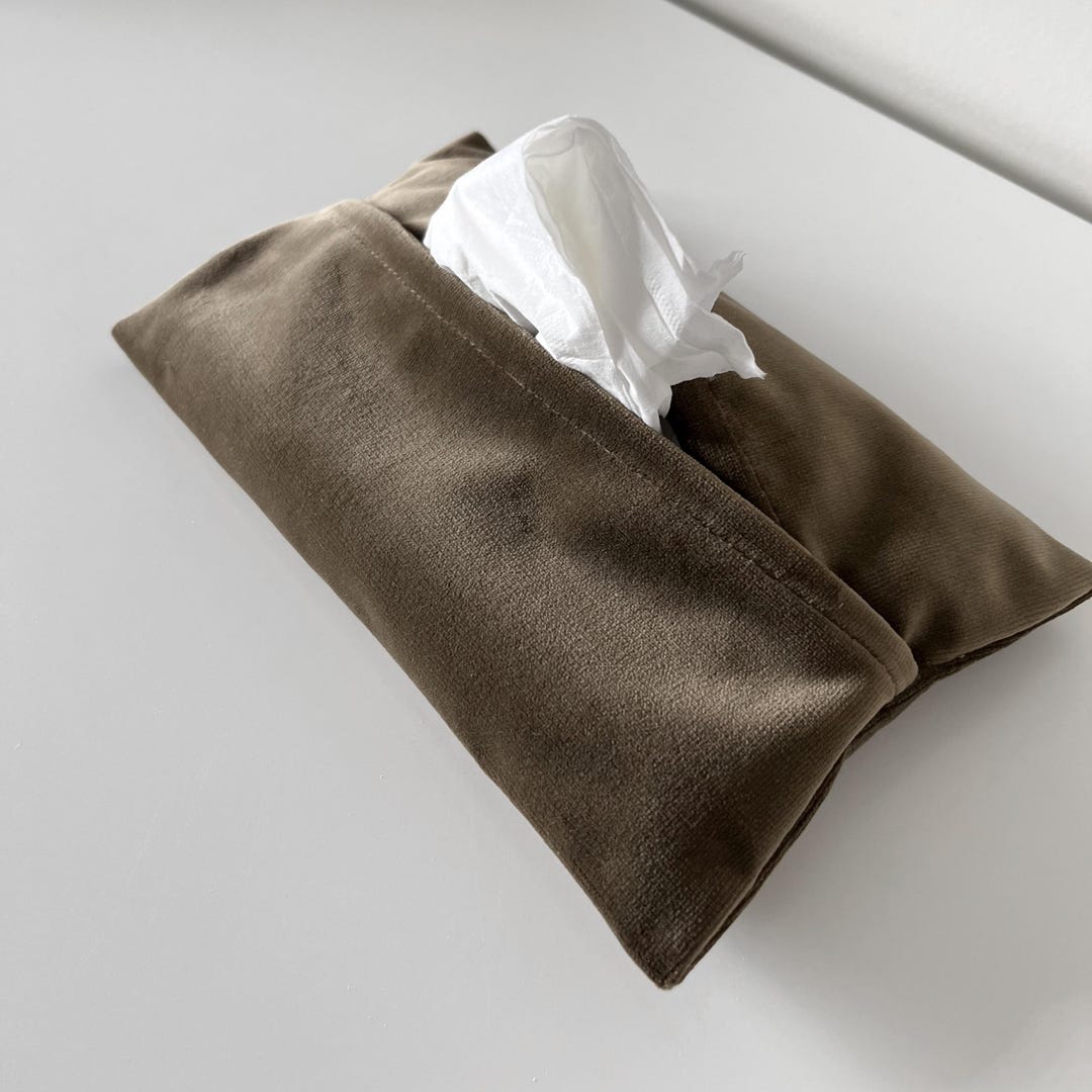 Fabric Tissue Holder | Kleenex Cover | Coffee Table Napkin Holder ...