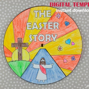 The Easter Story Craft for Kids, Sunday School Craft, Easter Story ...