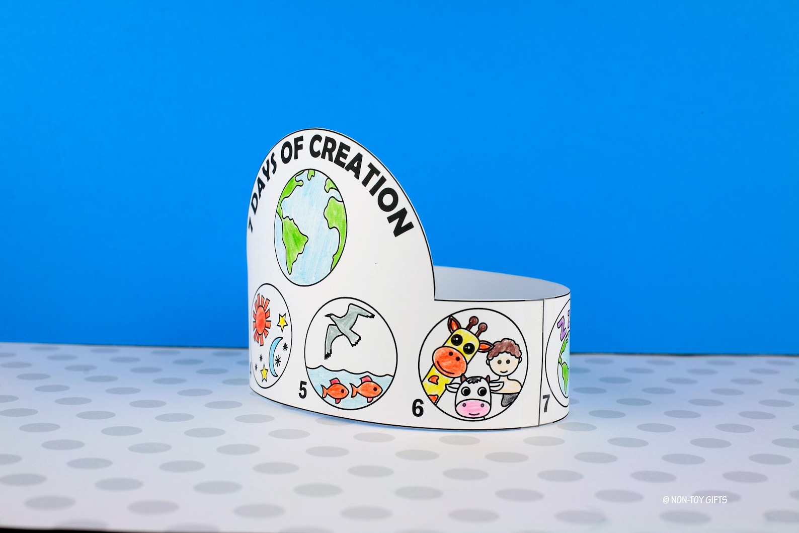 The Creation Story Hat Craft for Kids I 7 Days of Creation Bible ...