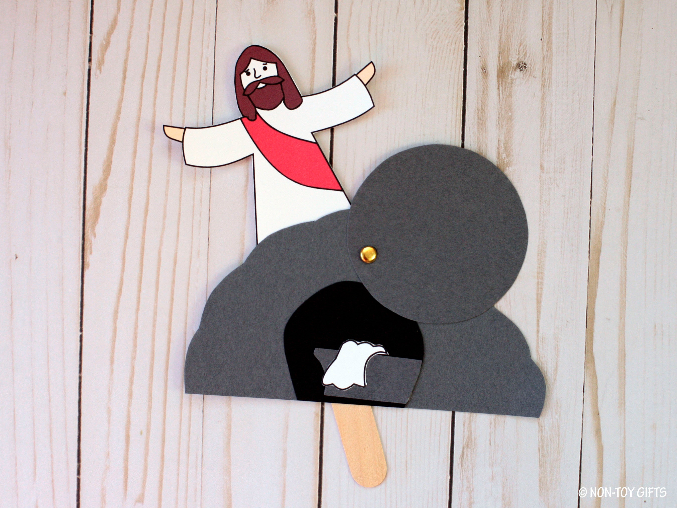 He is Risen Craft for Kids Easter Sunday School Craft Bible - Etsy