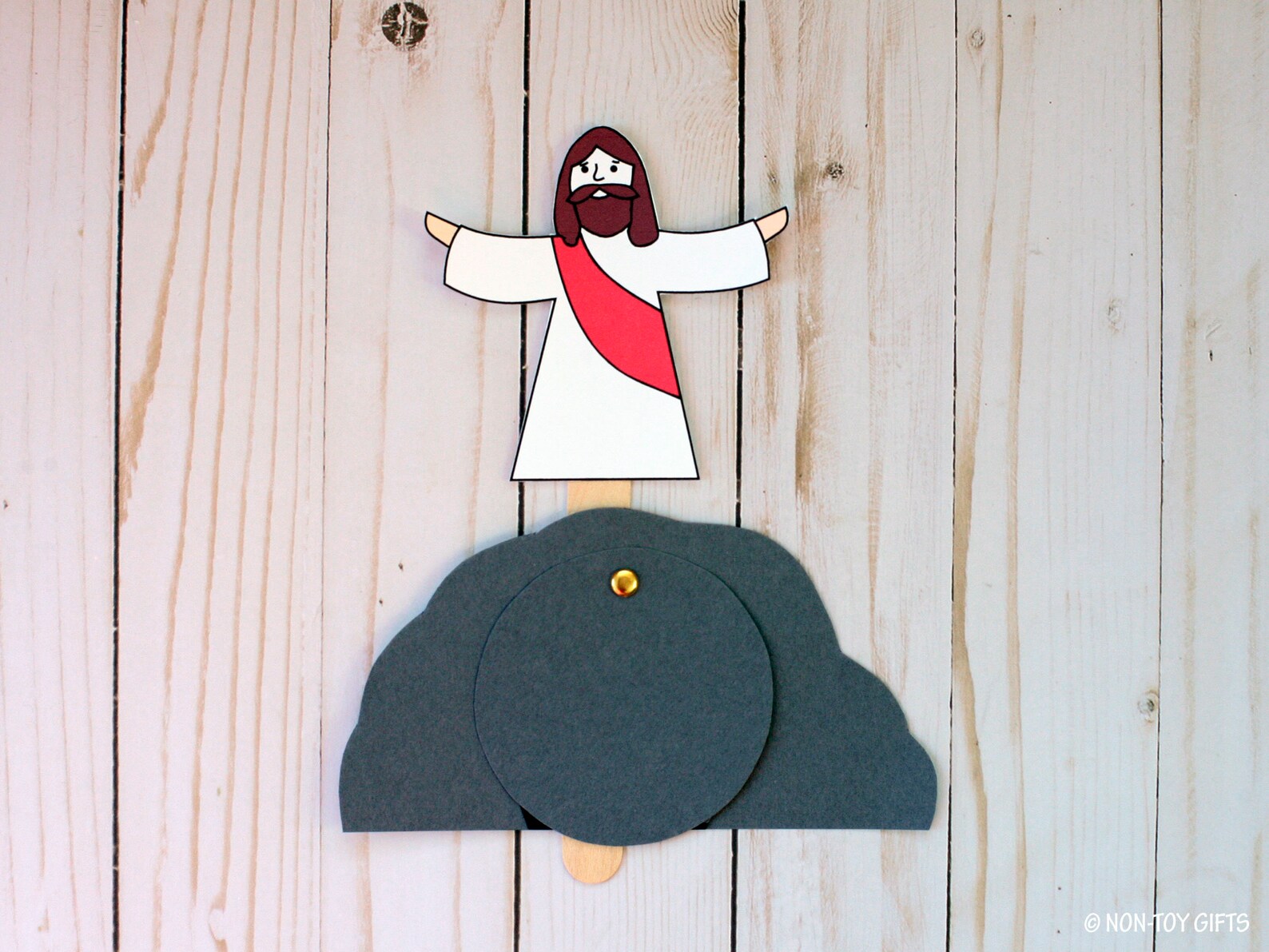 He is Risen Craft for Kids Easter Sunday School Craft Bible - Etsy