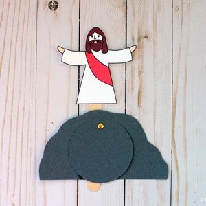 He is Risen Craft for Kids, Easter Sunday School Activity, Jesus ...