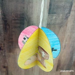 The Easter Story 3D Egg Craft for Kids, Sunday School Craft, Religious ...