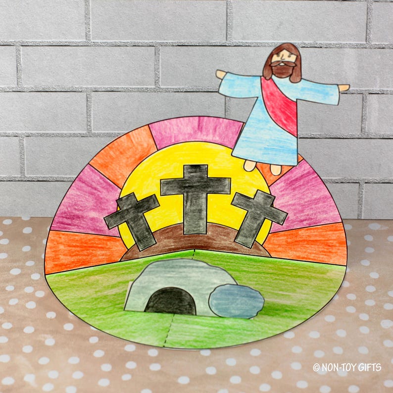 Bible Easter Diorama, Sunday School Christ-centered Craft for Kids ...