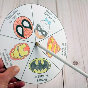 Father's Day Superhero Craft for Kids, Coloring Craft for Toddlers and ...