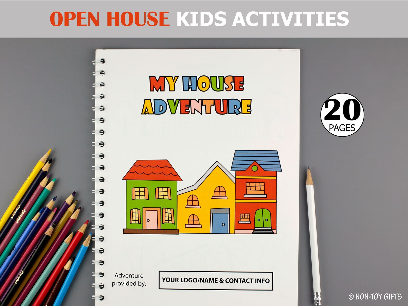 Open House Activity Book for Kids Real Estate Open House - Etsy