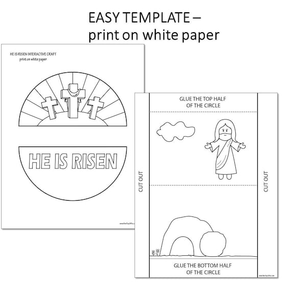 Ha Resucitado Para Colorear