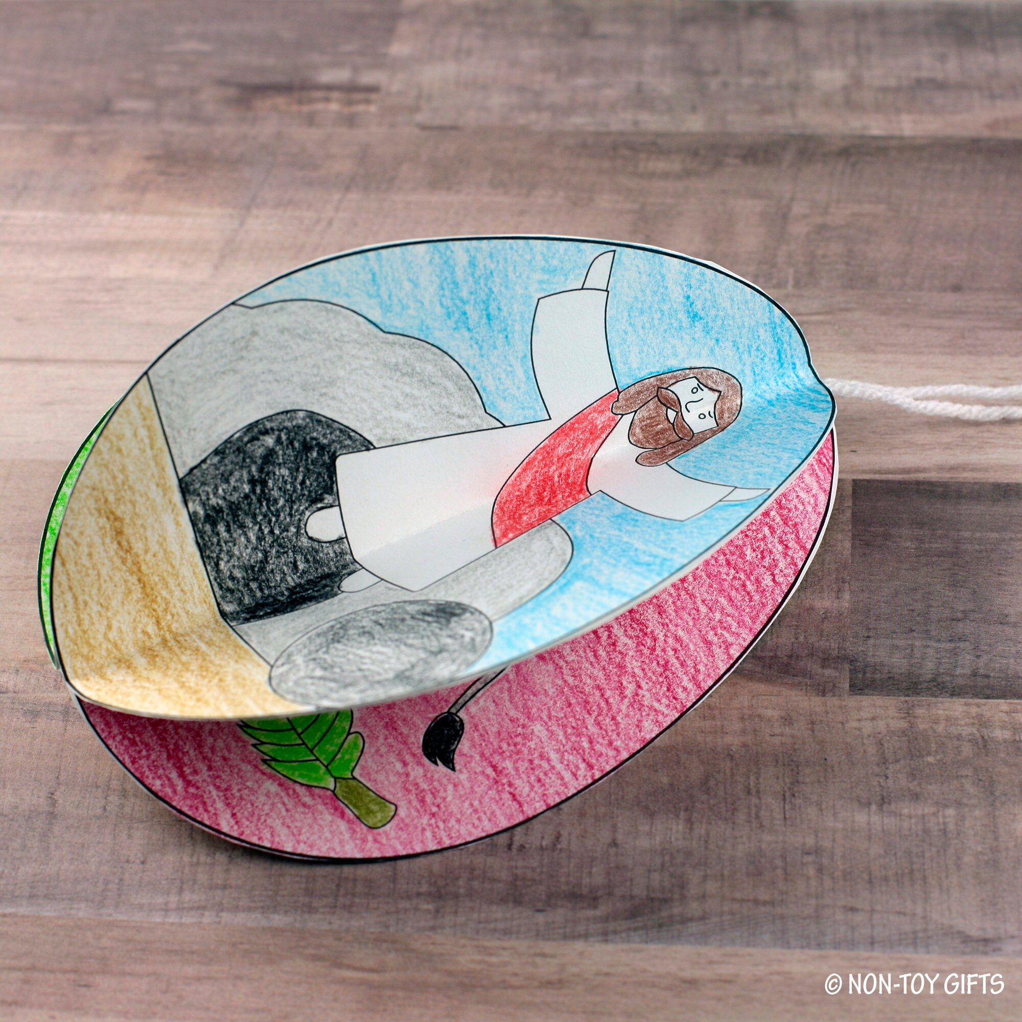 The Easter Story 3D Egg Craft for Kids, Sunday School Craft, Religious ...