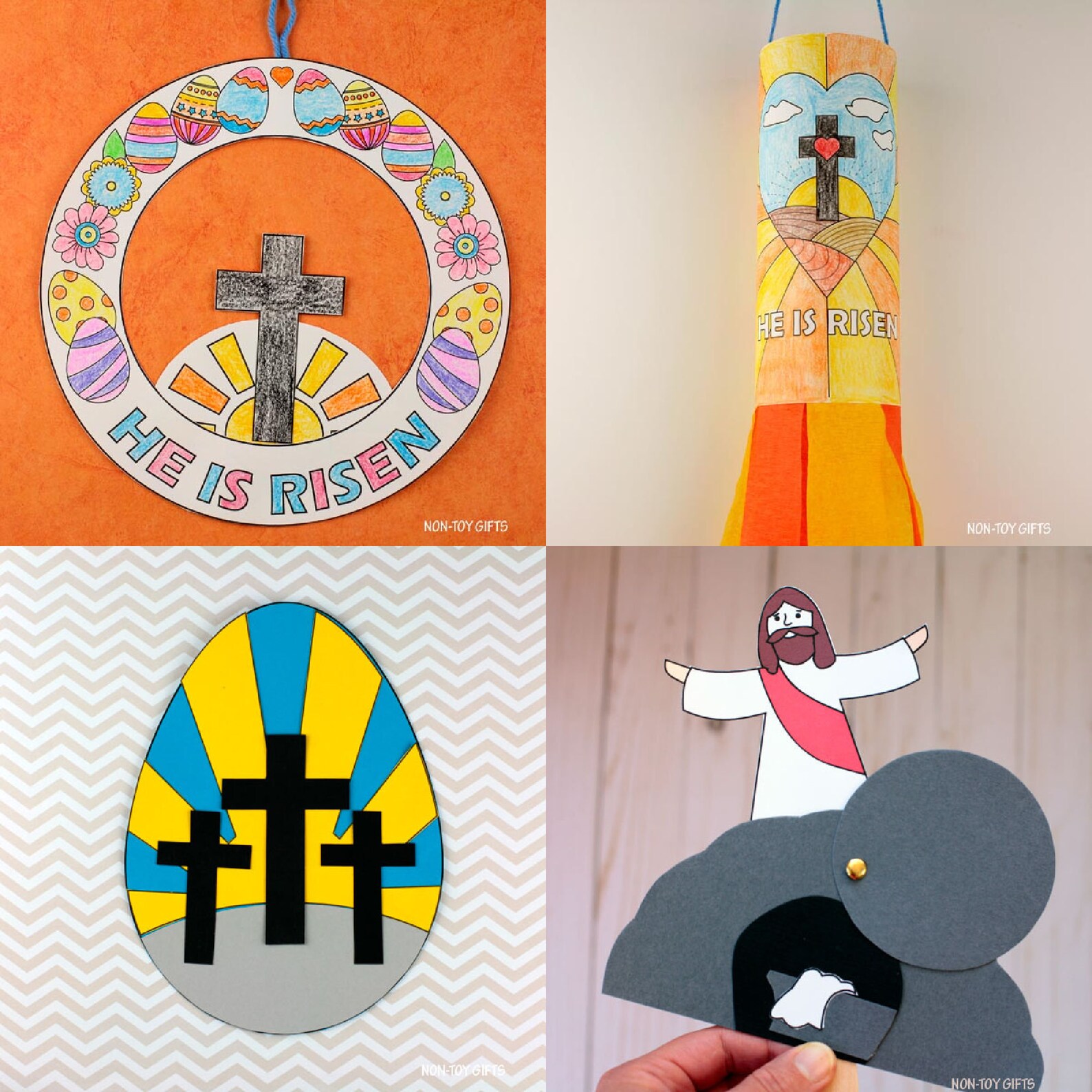 13 Religious Easter Crafts for Kids, Easter Sunday School Activity ...