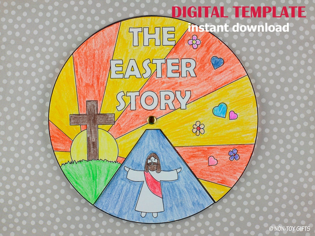 The Easter Story Craft for Kids, Sunday School Craft, Easter Story ...