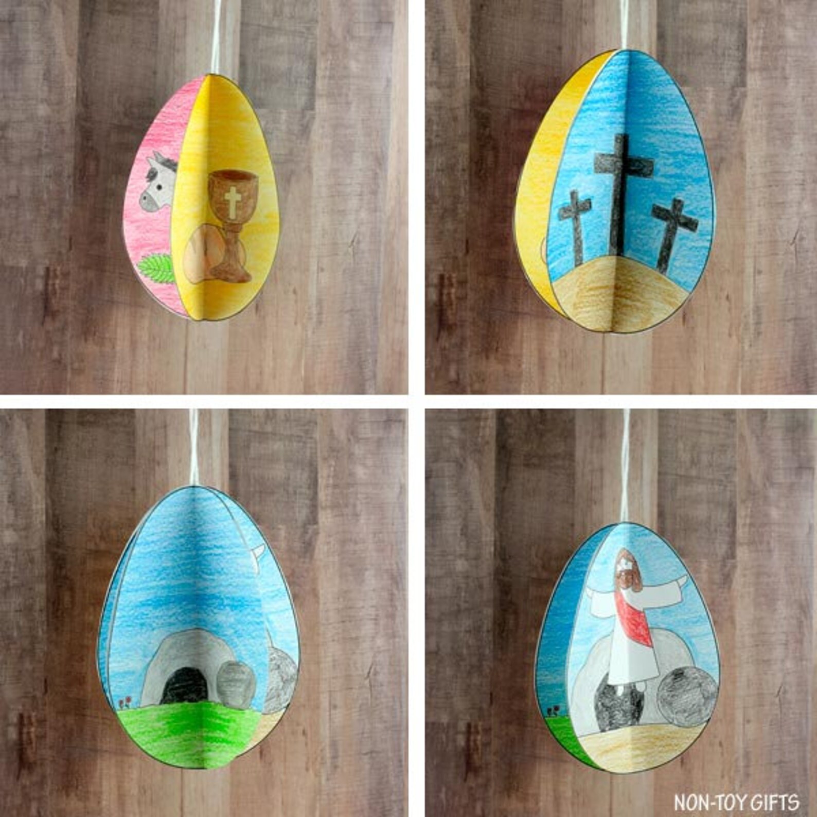 13 Religious Easter Crafts for Kids, Easter Sunday School Activity ...