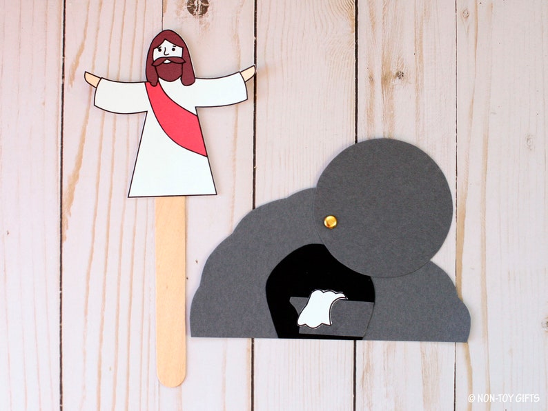He is Risen Craft for Kids Easter Sunday School Craft Bible - Etsy