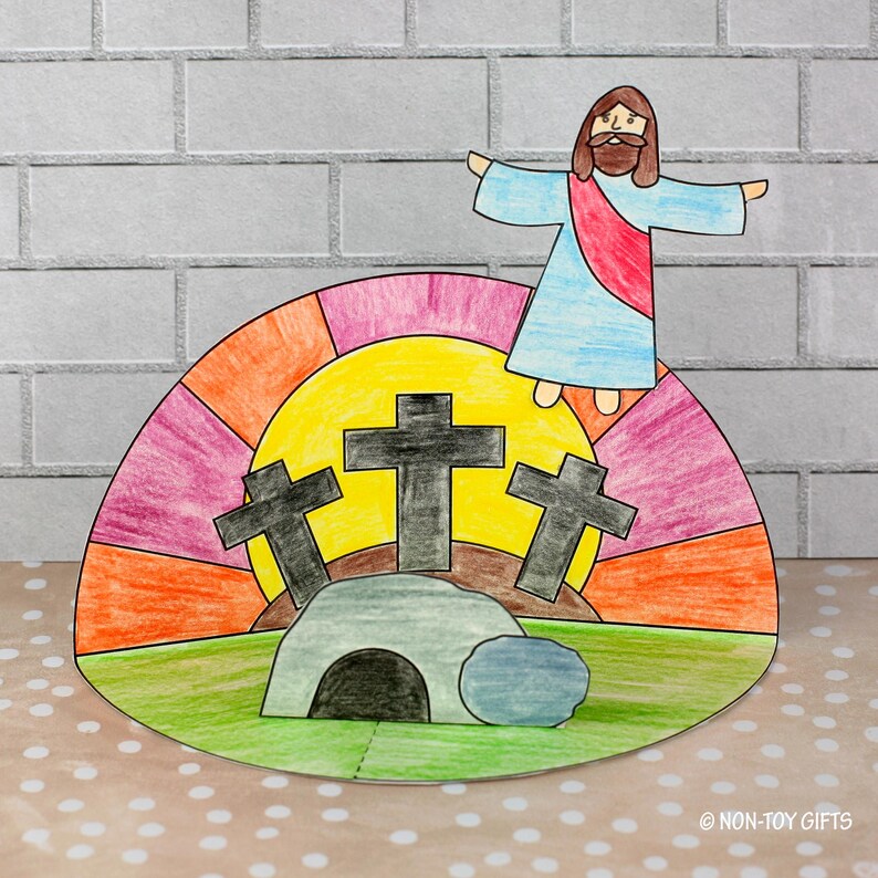 Bible Easter Diorama, Sunday School Christ-centered Craft for Kids ...