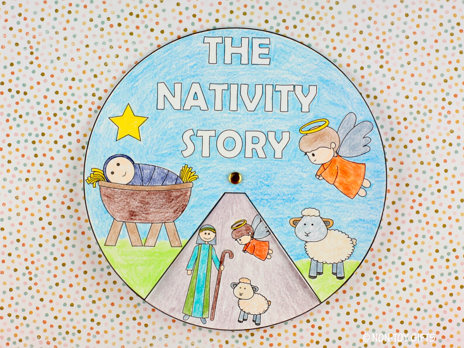 Christmas Nativity Bible Story Activity - Sunday School Craft ...