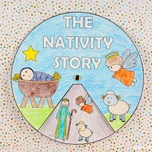 Christmas Nativity Bible Story Activity - Sunday School Craft ...