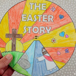 The Easter Story Craft for Kids, Sunday School Craft, Easter Story ...