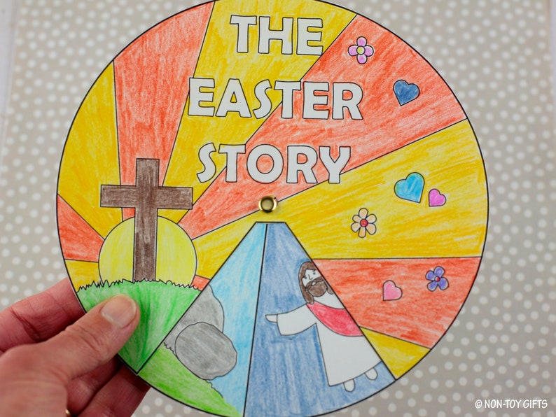 The Easter Story Craft for Kids Sunday School Craft Bible - Etsy