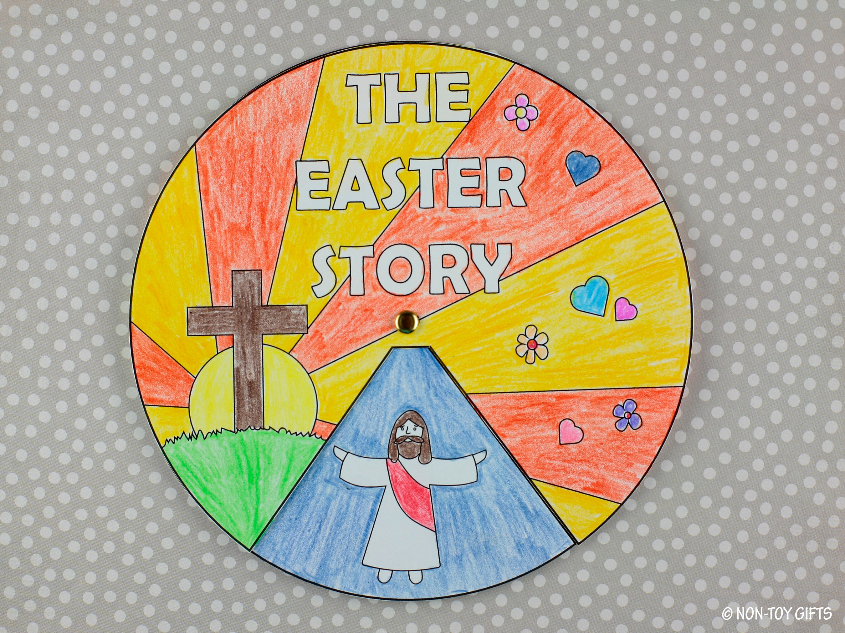 The Easter Story Craft for Kids Sunday School Craft Bible - Etsy