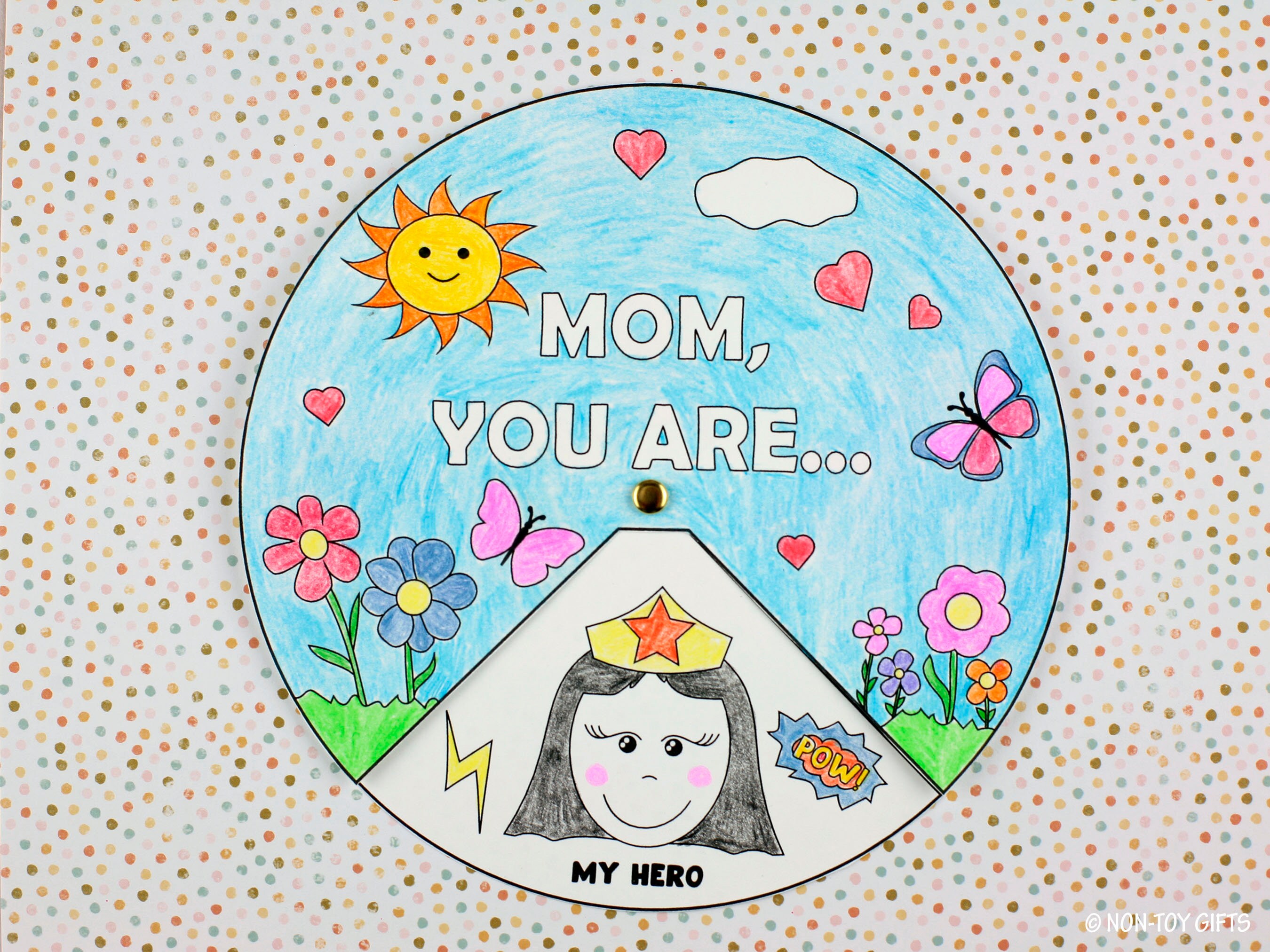 Mother's Day Craft From Kids - Mom You Are... Craft for Toddler ...