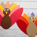 Turkey Craft for Kids, Thanksgiving Paper Craft Activity, Printable ...