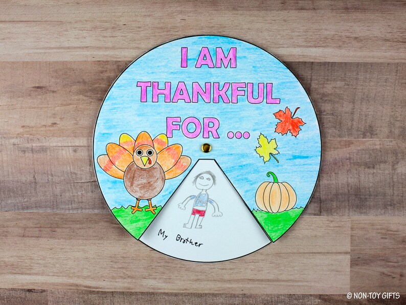 I Am Thankful for Printable, Thankful Template Craft for Kids ...