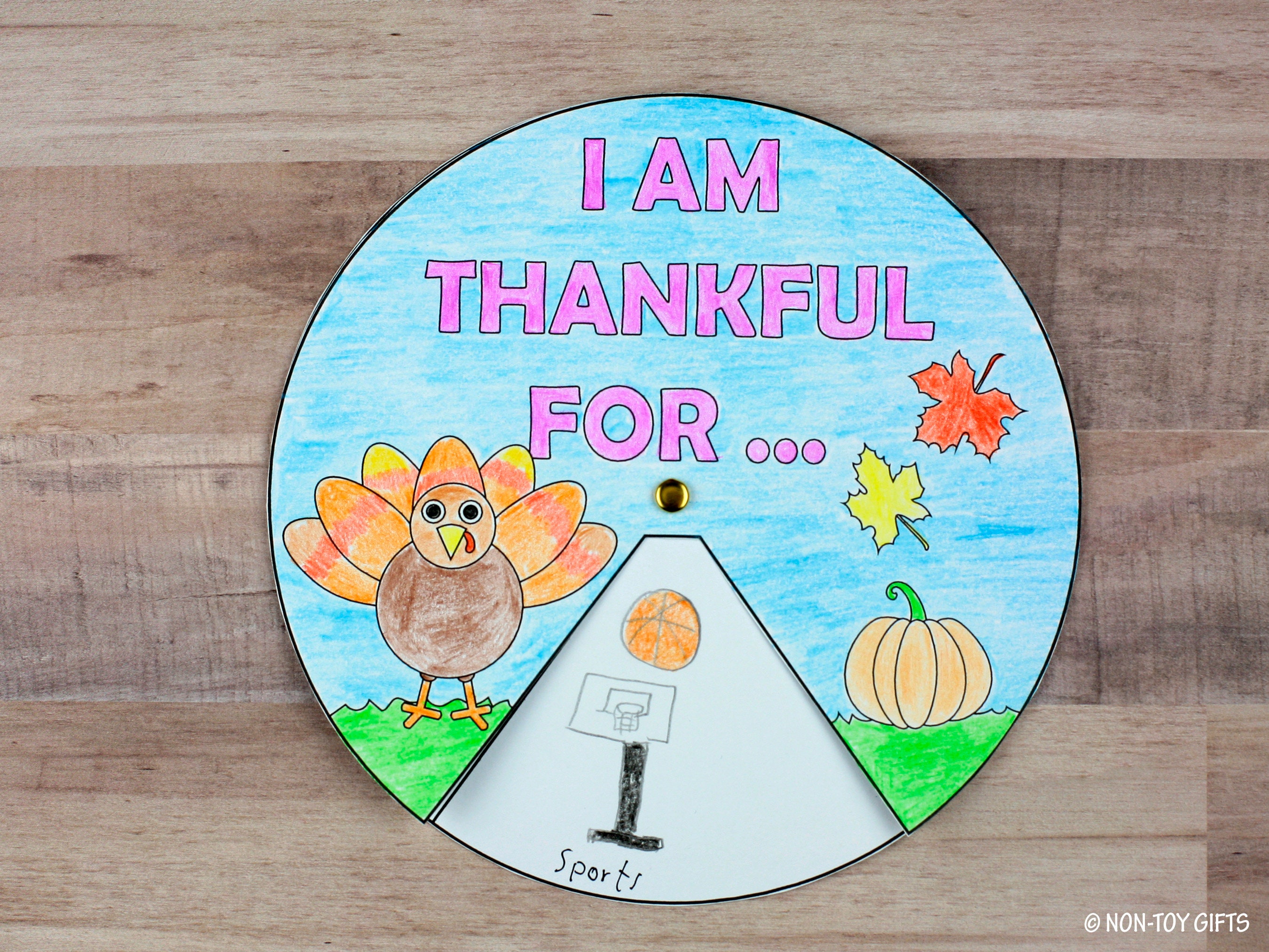 I Am Thankful for Printable, Thankful Template Craft for Kids ...