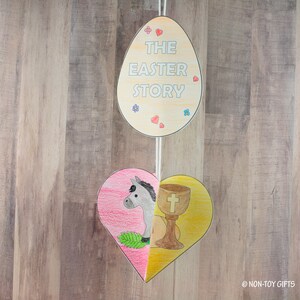 The Easter Story 3D Decoration, Sunday School Bible Craft for Kids ...