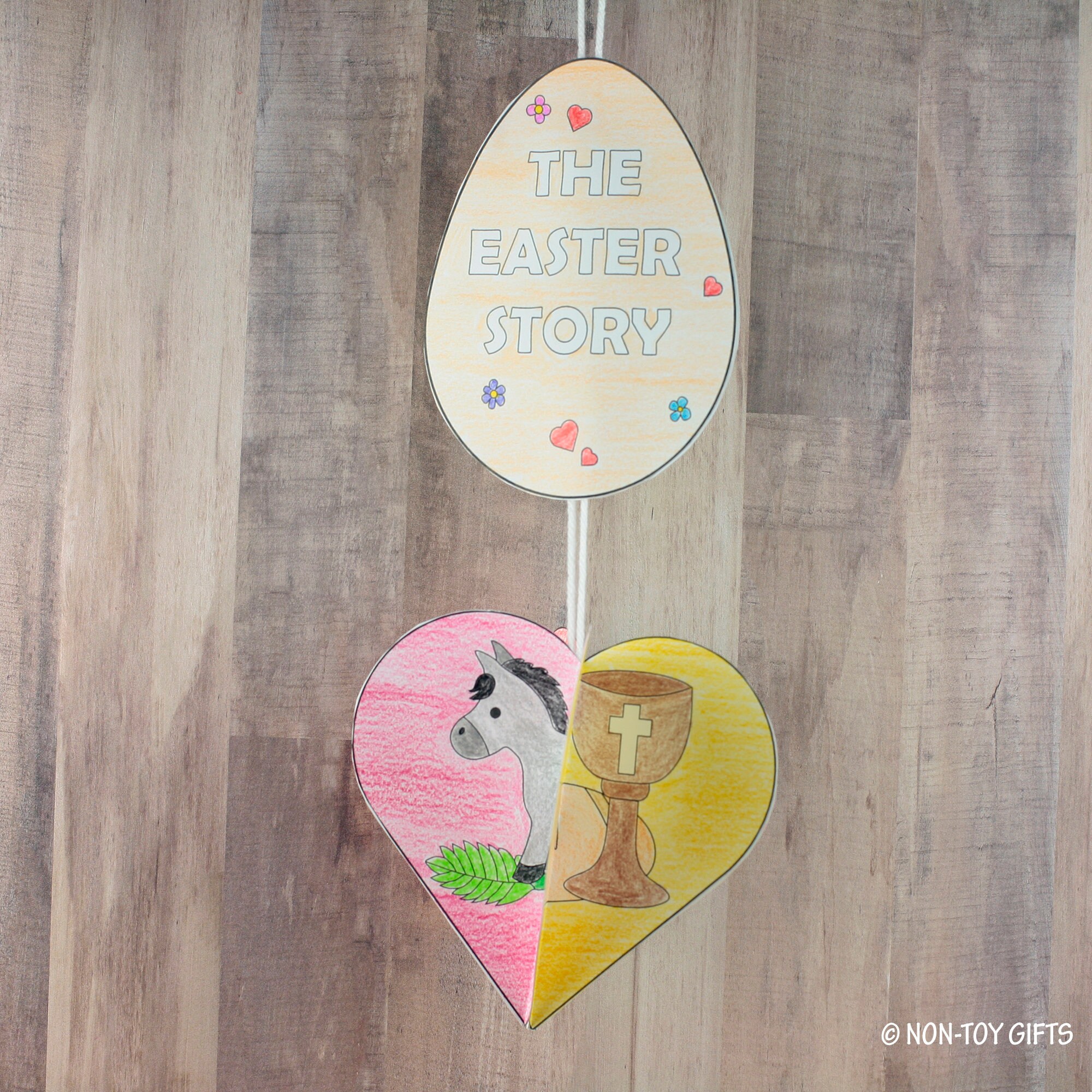 The Easter Story 3D Decoration, Sunday School Craft for Kids, Bible ...