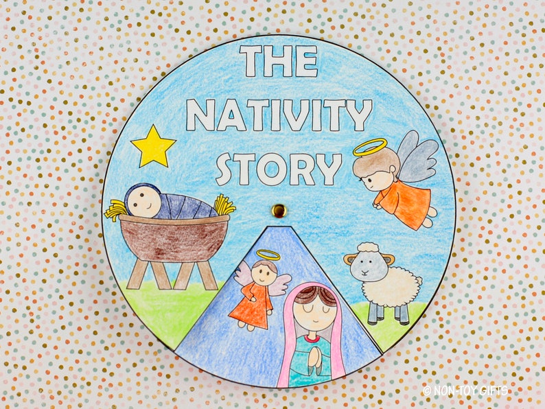 Christmas Nativity Bible Story Activity - Sunday School Craft ...