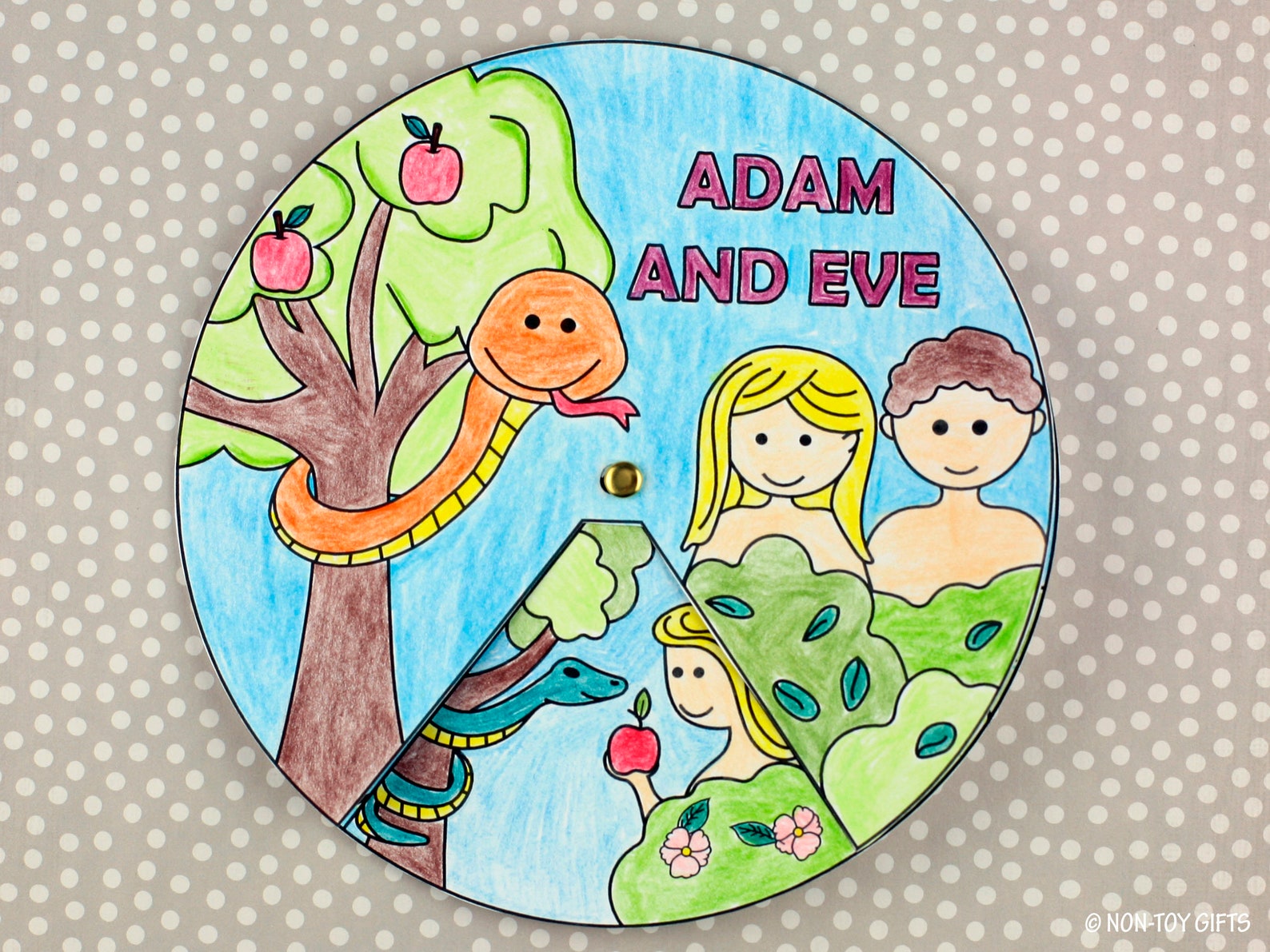 Adam And Eve Craft Bible Story Activity Sunday School Craft Idea Garden Of Eden Coloring