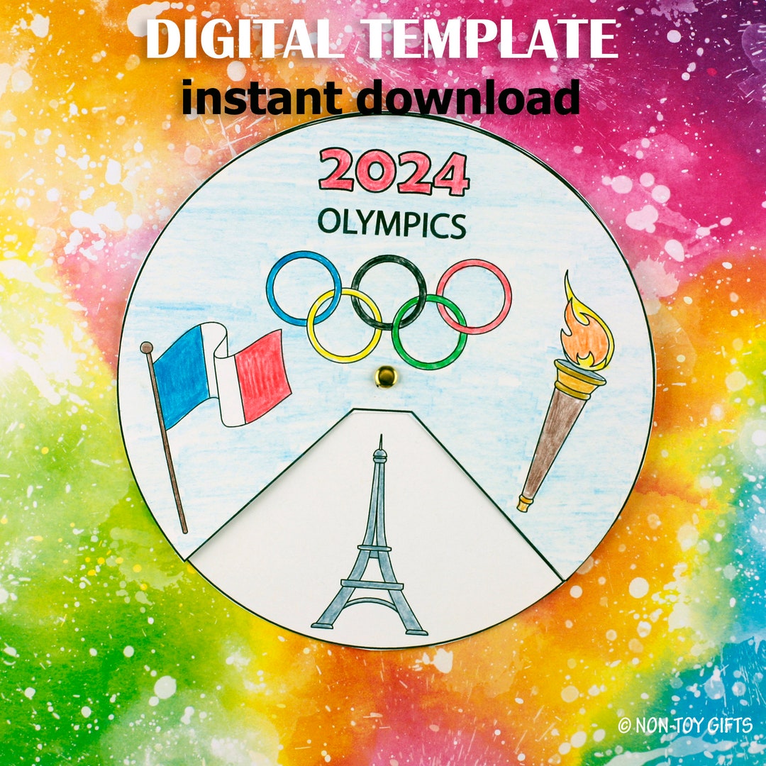2024 Summer Olympics Craft for Kids, Paris France Olympics, Preschool ...