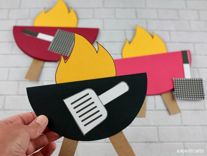 Father's Day Card From Kids/preschoolers, King of the Grill Card for ...