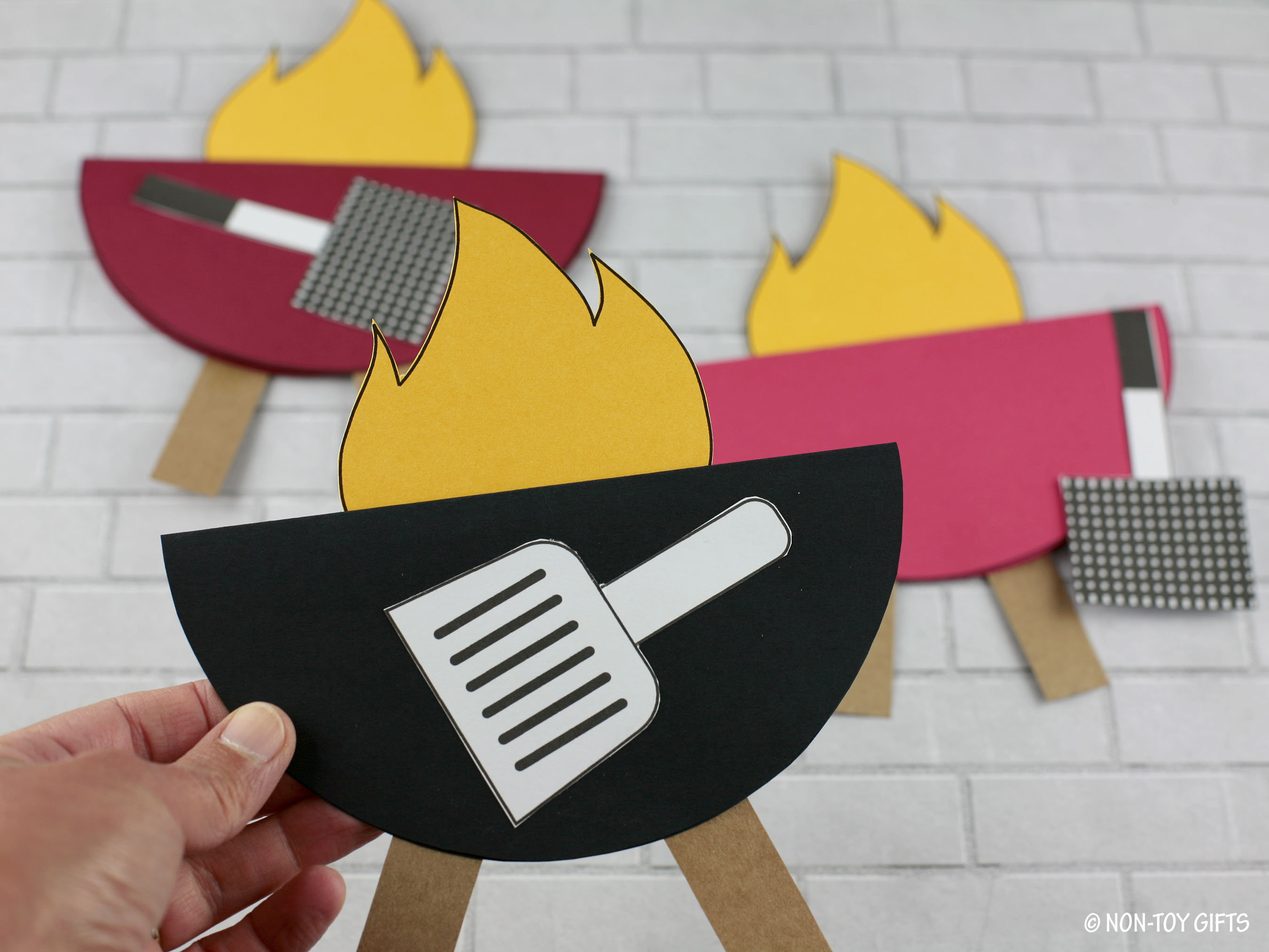 Father's Day Card From Kids/preschoolers, King of the Grill Card for ...