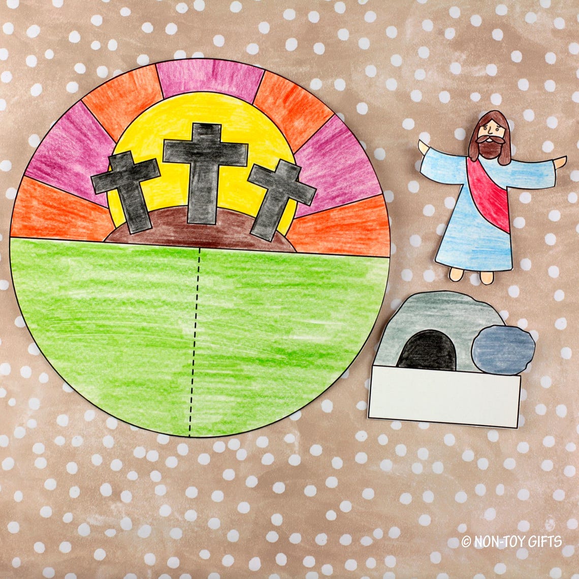 Bible Easter Diorama, Sunday School Christ-centered Craft for Kids ...