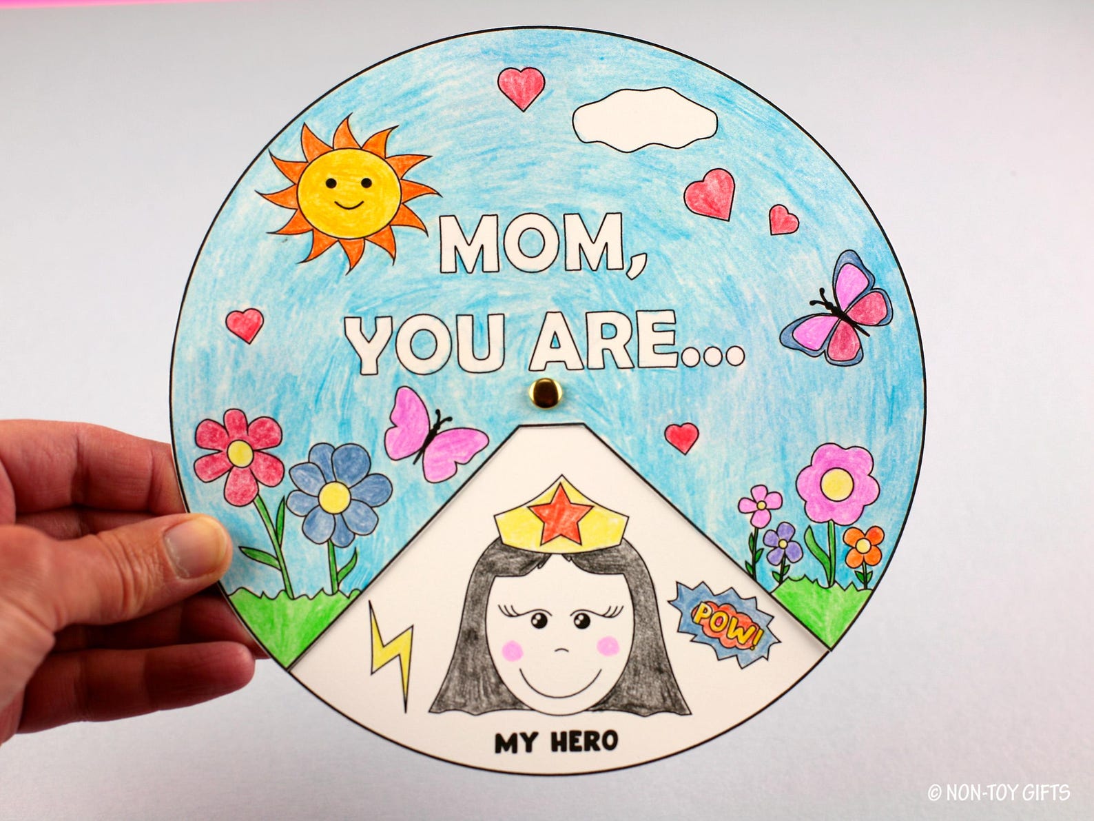 Mother's Day Craft From Kids - Mom You Are... Craft for Toddler ...