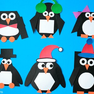 Penguin Craft for Kids, Shape Penguin Craft, Winter Preschool Craft ...