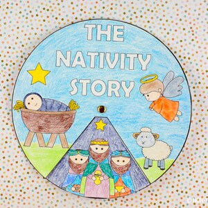 Christmas Nativity Bible Story Activity - Sunday School Craft ...